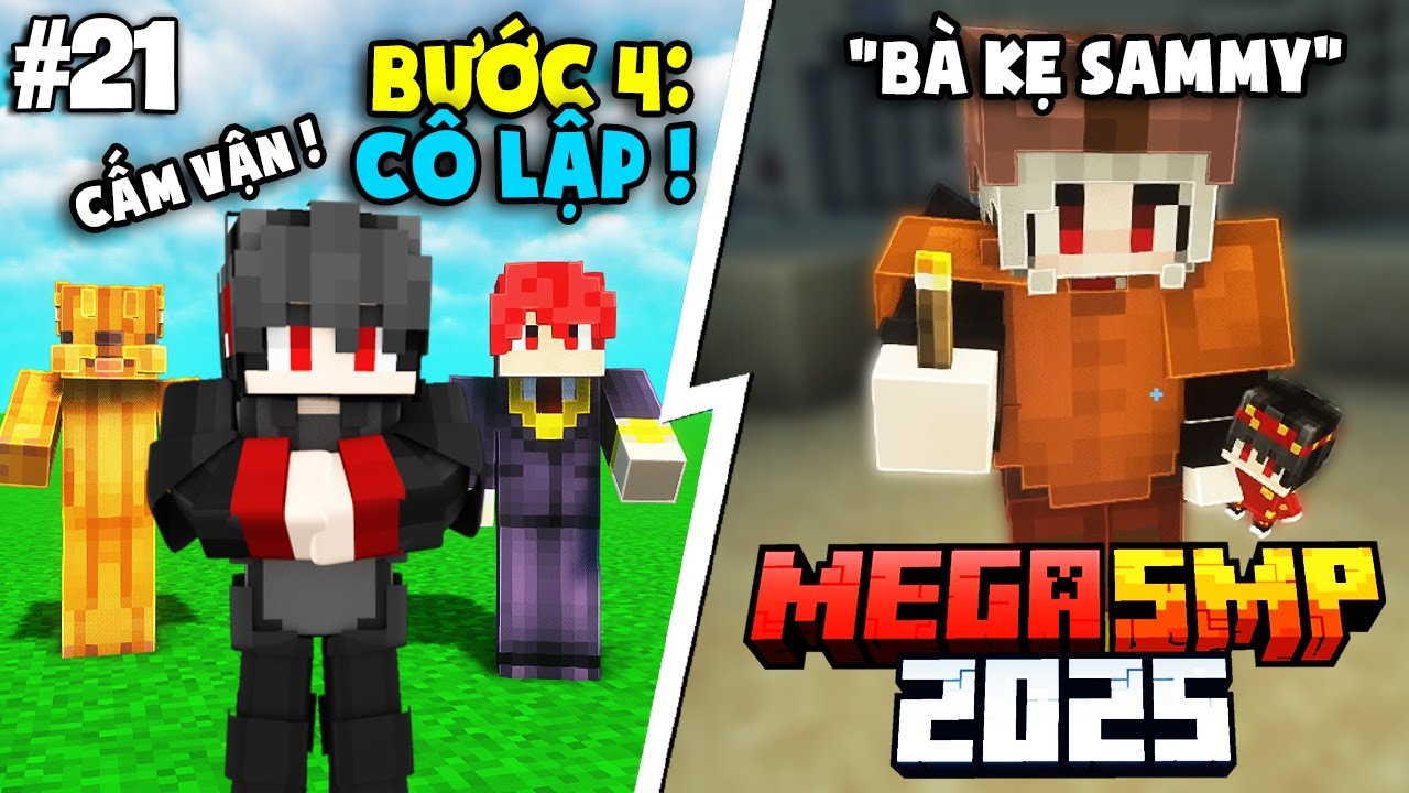Thuyết Âm Mưu Cô Lập Băng Cướp Sa Mạc ?!! | KiraMC Minecraft MEGA SMP 2025 Tập 21 - YouTube