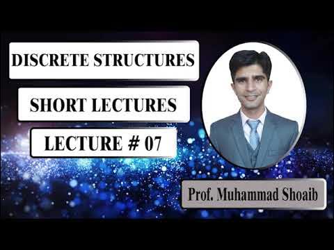 Discrete Structures || Lecture 7 || Rules Of Inference - YouTube