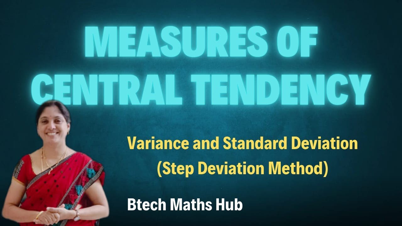 To find Variance n Standard Deviation - Step deviation method ...