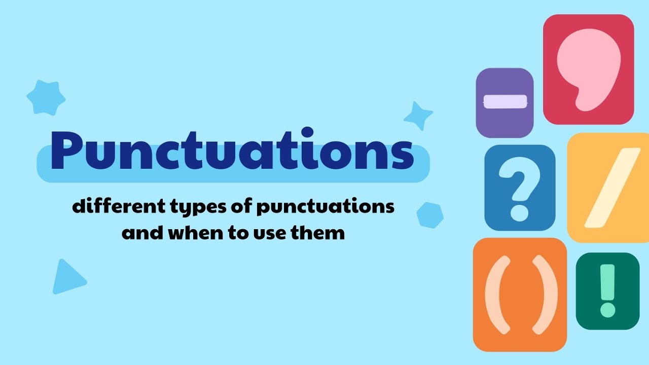 PUNCTUATIONS #punctuation - YouTube