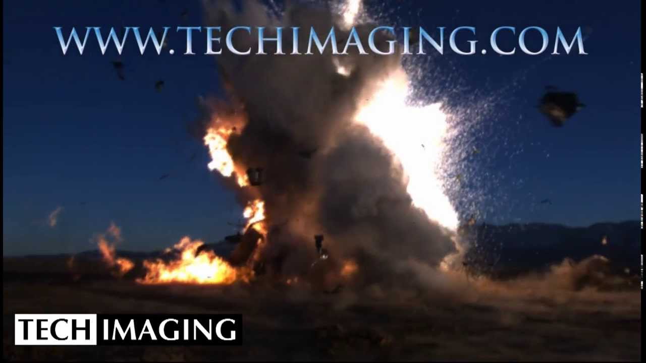 High Speed Camera Video - Rocket explodes - YouTube