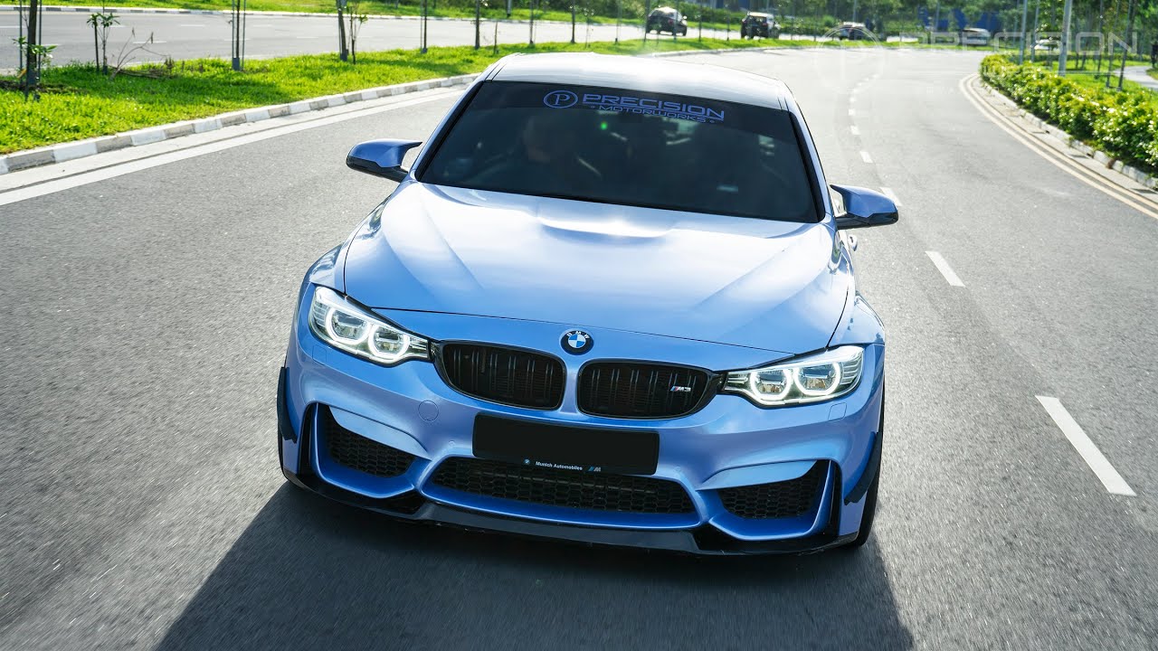 PrecisionWrap BMW M3 Full Car Wrap Gloss Metallic Crystal Lilac - YouTube