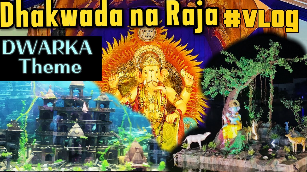 DHAKWADA NA RAJA | Dwarka Theme | Full Decoration Explained Video - YouTube