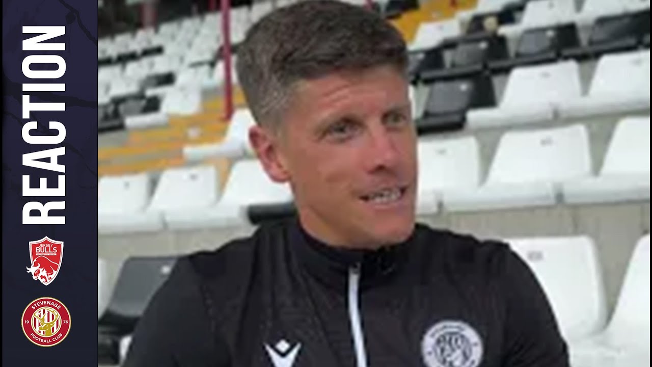 Alex Revell's post-match thoughts | Jersey Bulls 0-3 Stevenage - YouTube