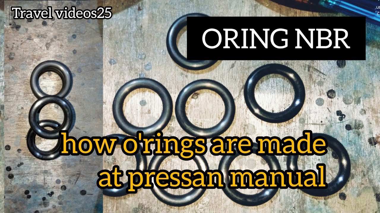 how o'rings are made at pressan manual - YouTube