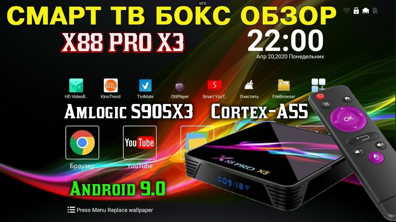 ОТЛИЧНЫЙ ТВ БОКС ПО ПРИЕМЛЕМОЙ ЦЕНЕ X88 PRO X3 AMLOGIC S905X3 4GB RAM ...