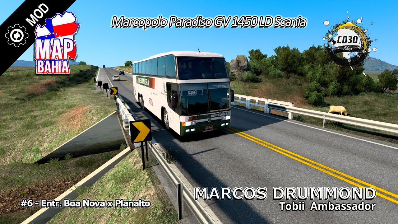 CD3DSHOP - Marcopolo Paradiso GV 1450 LD Scania // Map Bahia - Real ...