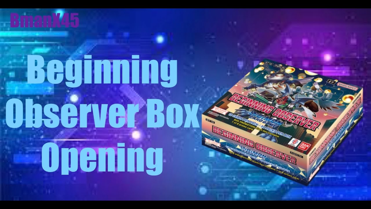 Digimon TCG: Beginning Observer BT16 - Double Box Opening - YouTube