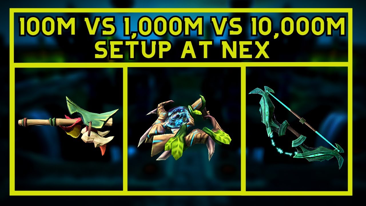 Nex With A 100m, 1B And A 10B Setup - YouTube
