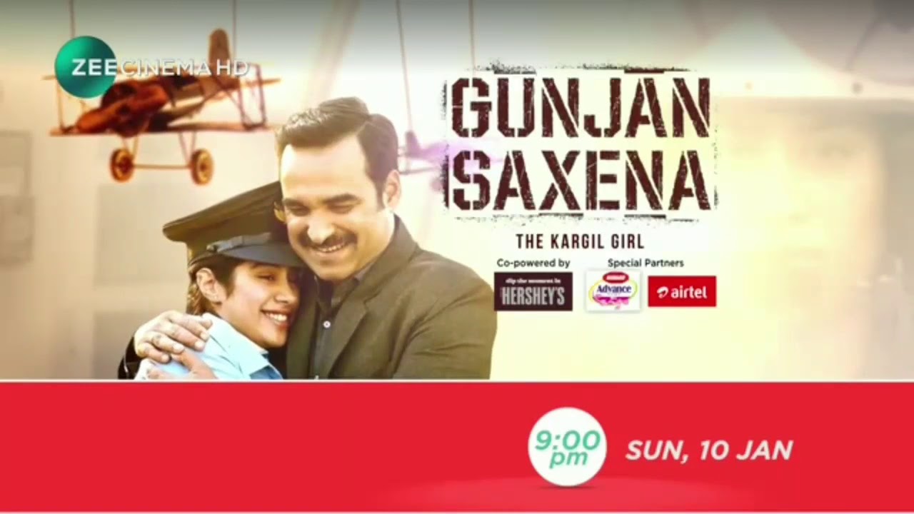 Gunjan saxena 10 Jan sun 9 pm on ZEE CINEMA HD - YouTube