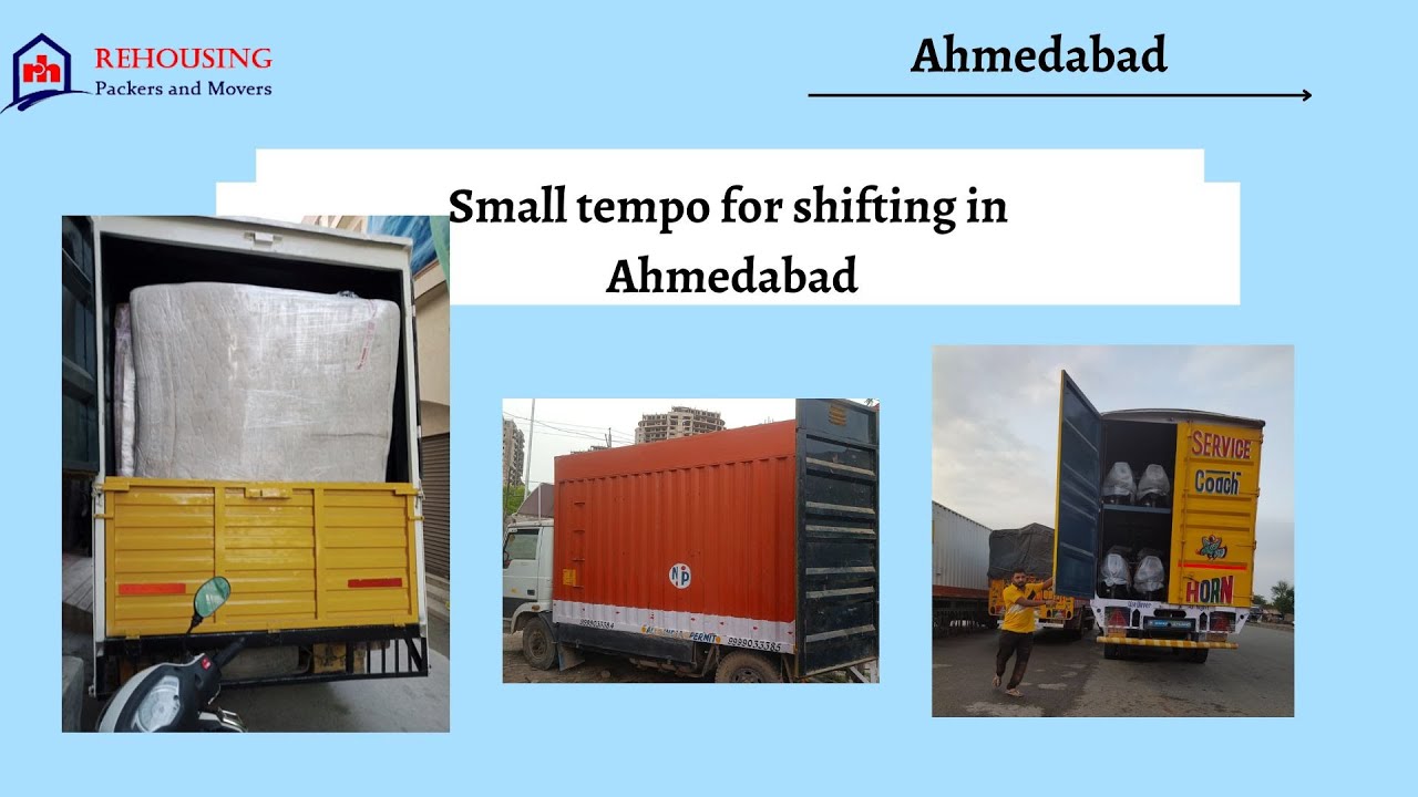 Small tempo for shifting in Ahmedabad - YouTube