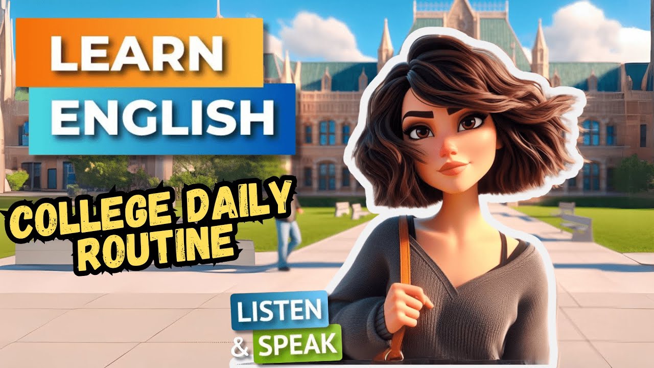 College Daily Routine | Improve Your English | English Listening Skills ...