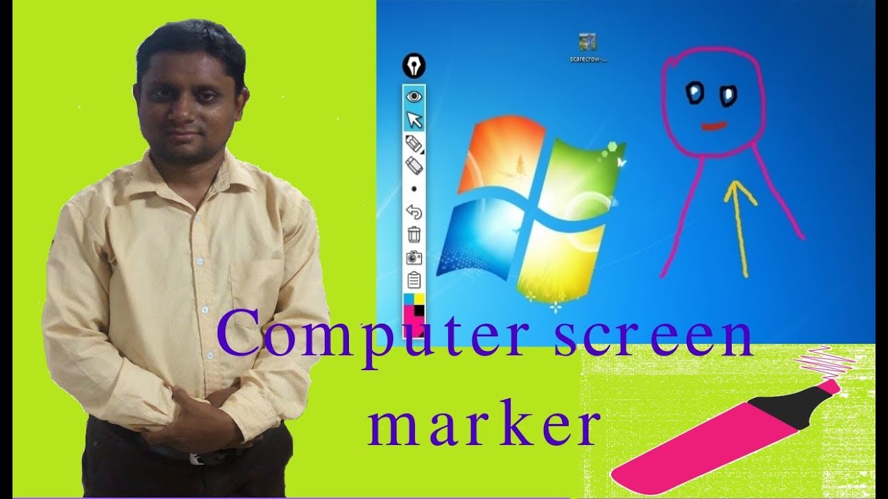 How to draw lines circle or highlight a point in computer screen or ...