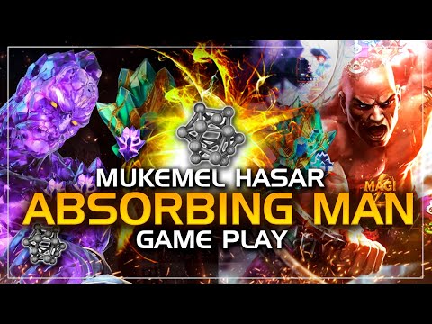 MÜKEMMEL HASAR MCOC ABSORBING MAN GAME PLAY - NEKRO CARINA GÖREVİ