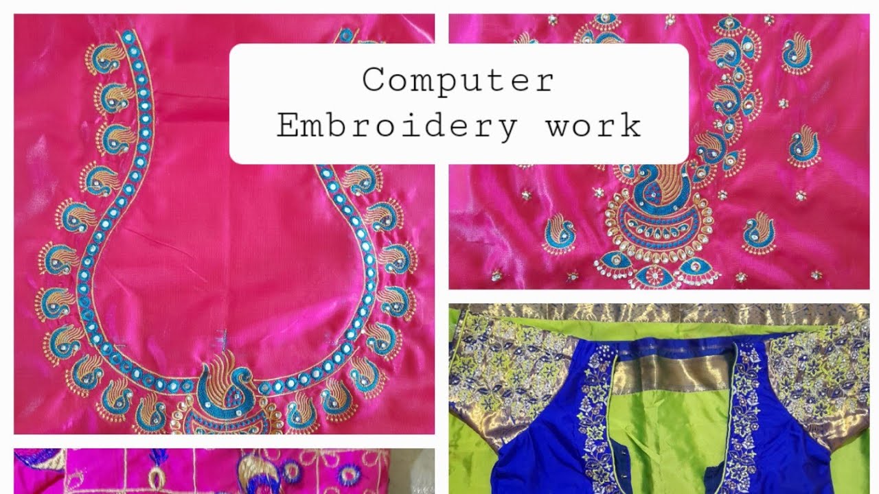 Computer embroidery work/#KSSD videos - YouTube