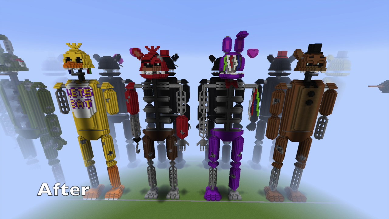 Minecraft FNAF Statue | Minecraft 1.12 Update (Fan Games) - YouTube