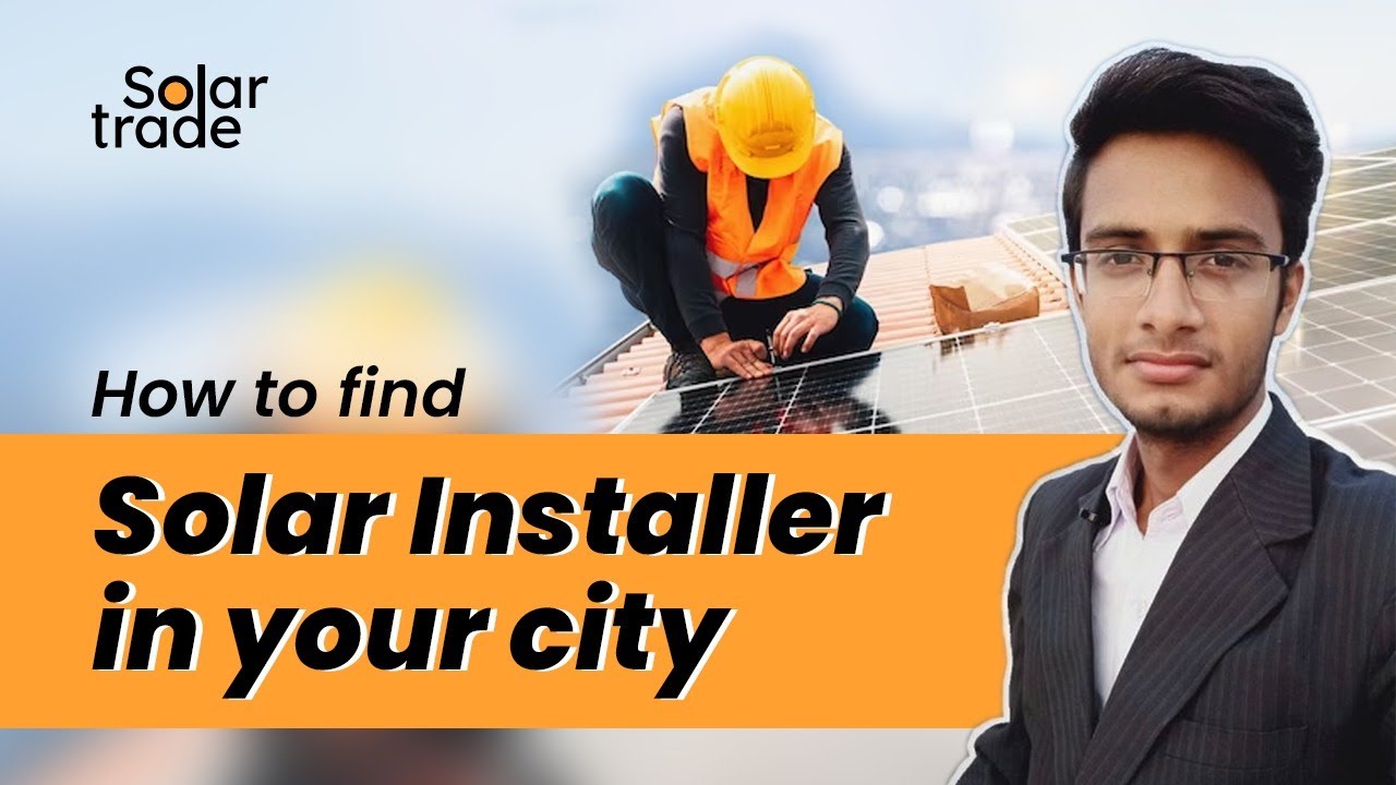 Find Solar installer in your city - YouTube