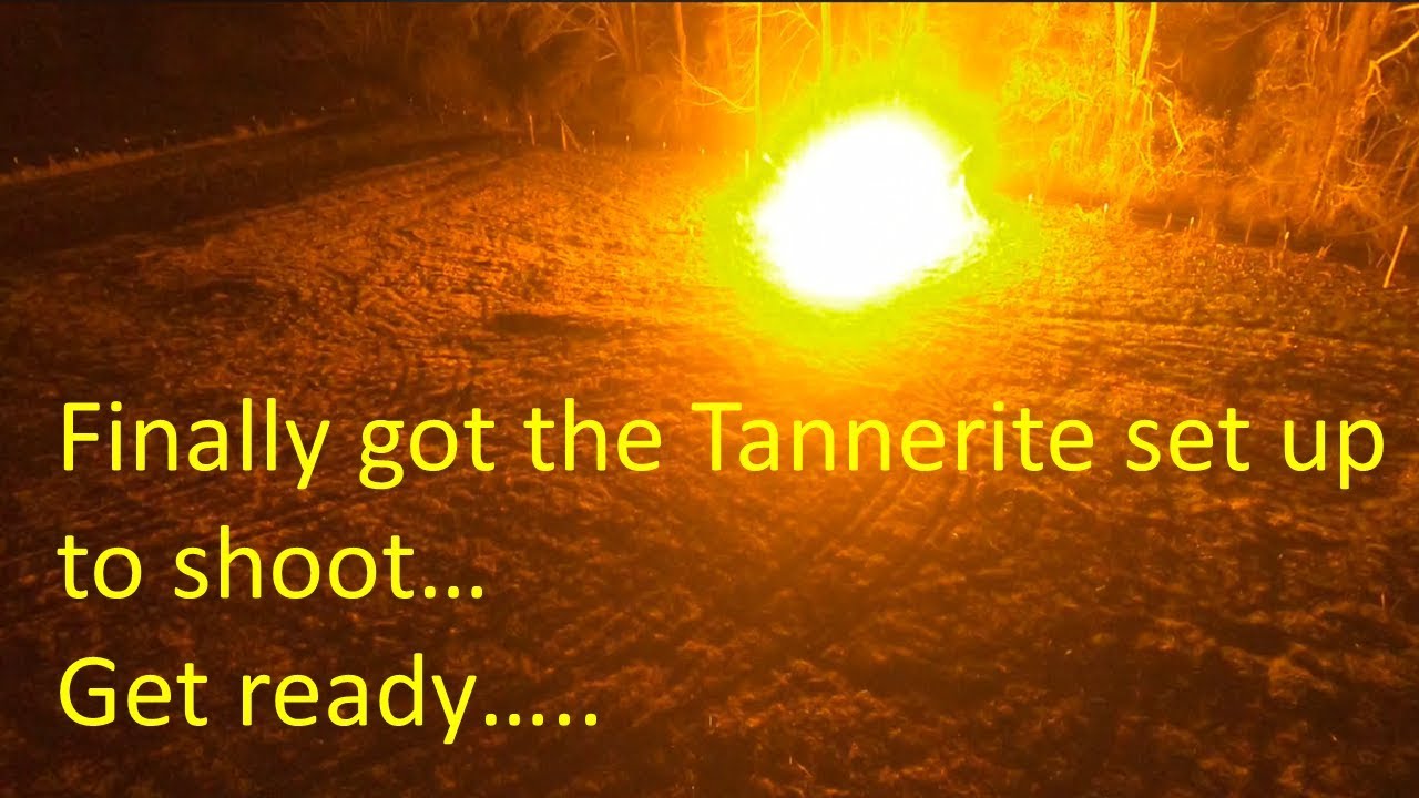 Exploding Tannerite at Night: A Beautiful Sight - YouTube