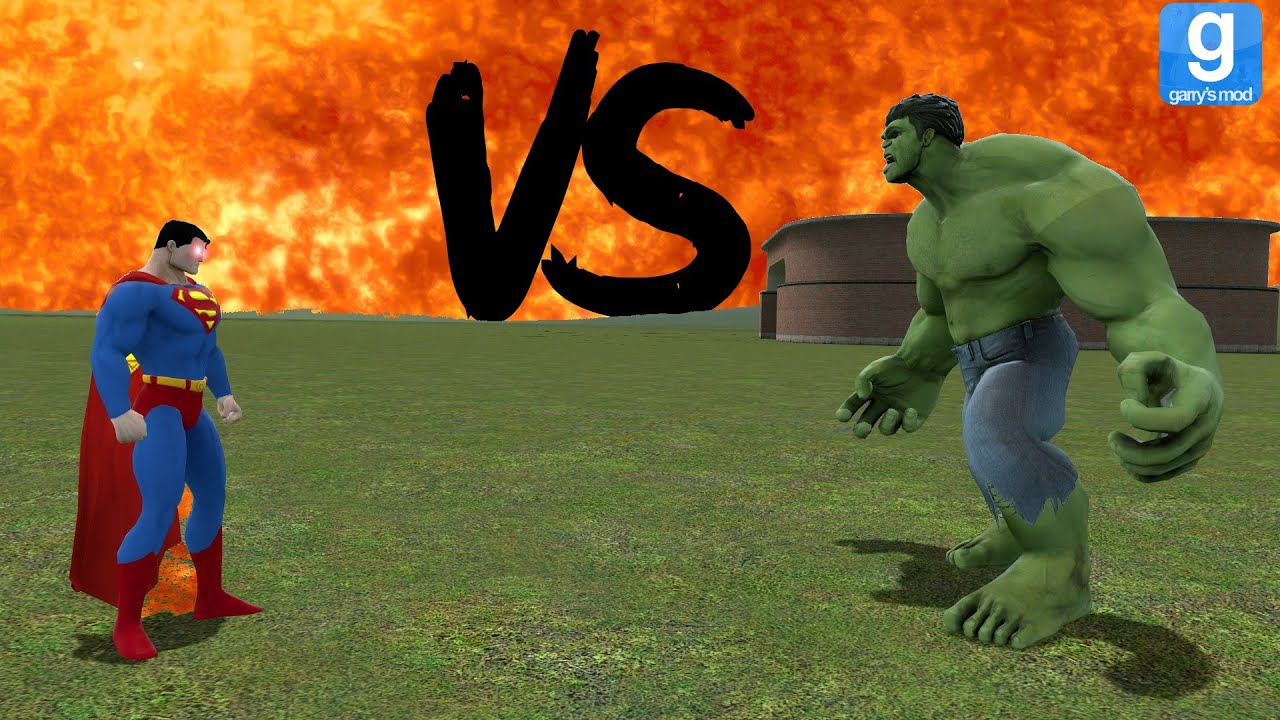 This Superman Nextbot Is invincible? | Superman vs Hulk | Gmod - YouTube