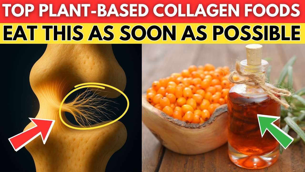 8 Plant-based COLLAGEN Building Foods You MUST EAT for Stiff Joints ...