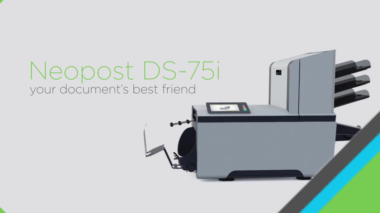 Neopost DS 75i Folding and Inserting System - YouTube