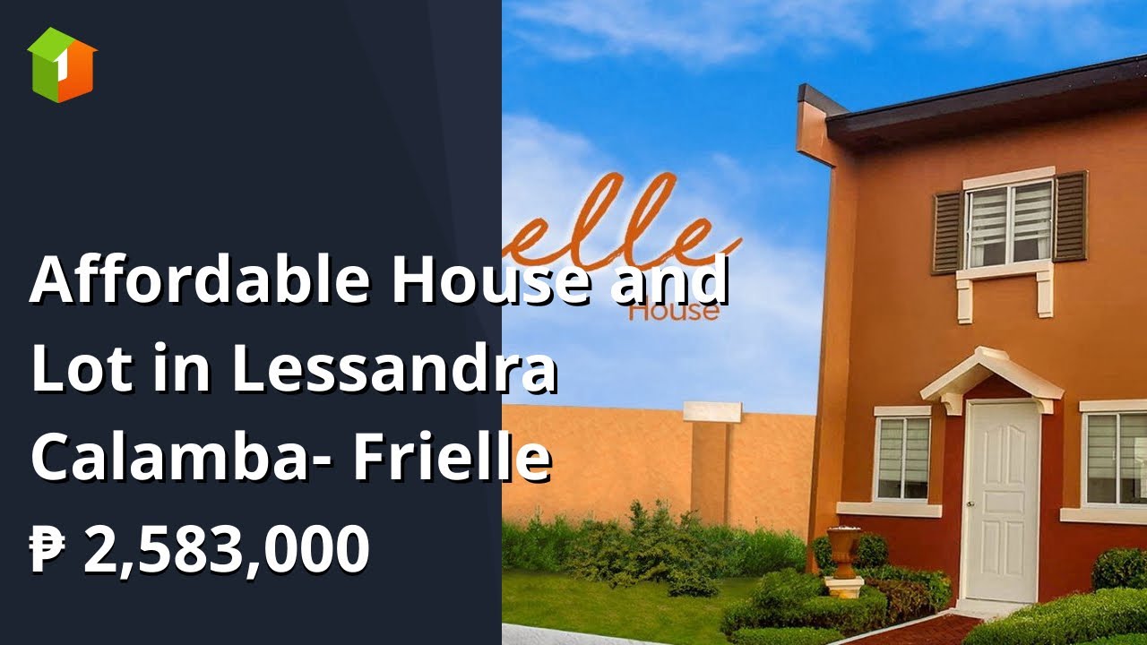 Affordable House and Lot in Lessandra Calamba- Frielle - YouTube