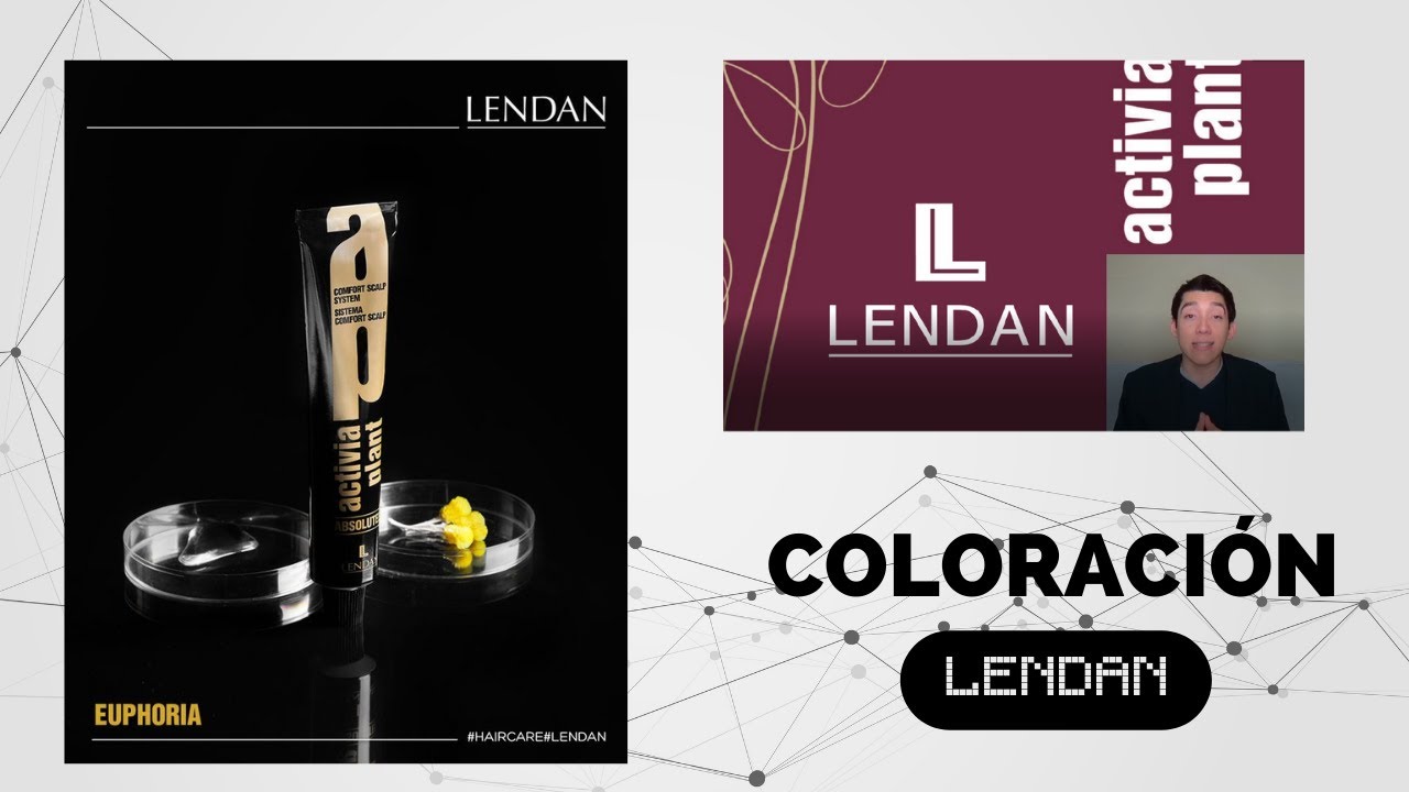 GAMA LENDAN / COLOR/ REFLEJOS/ TINTES PARA CUBRIR CANA - YouTube