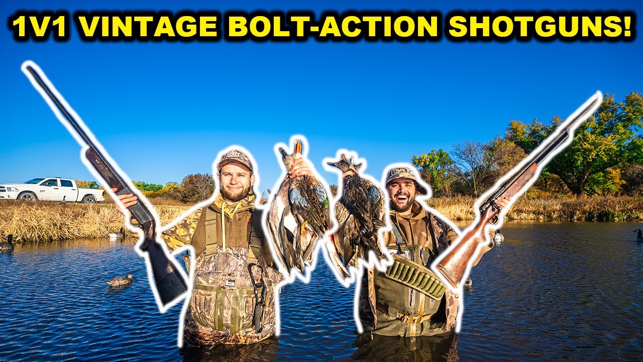 1v1 BOLT-ACTION Vintage DUCK HUNTING Challenge!!! (Limited Out) - YouTube