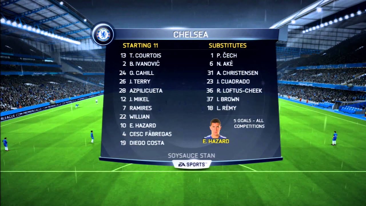 FIFA 15 PS3 CHELSEA MANAGER MODE Episode #10 3 League Games - YouTube