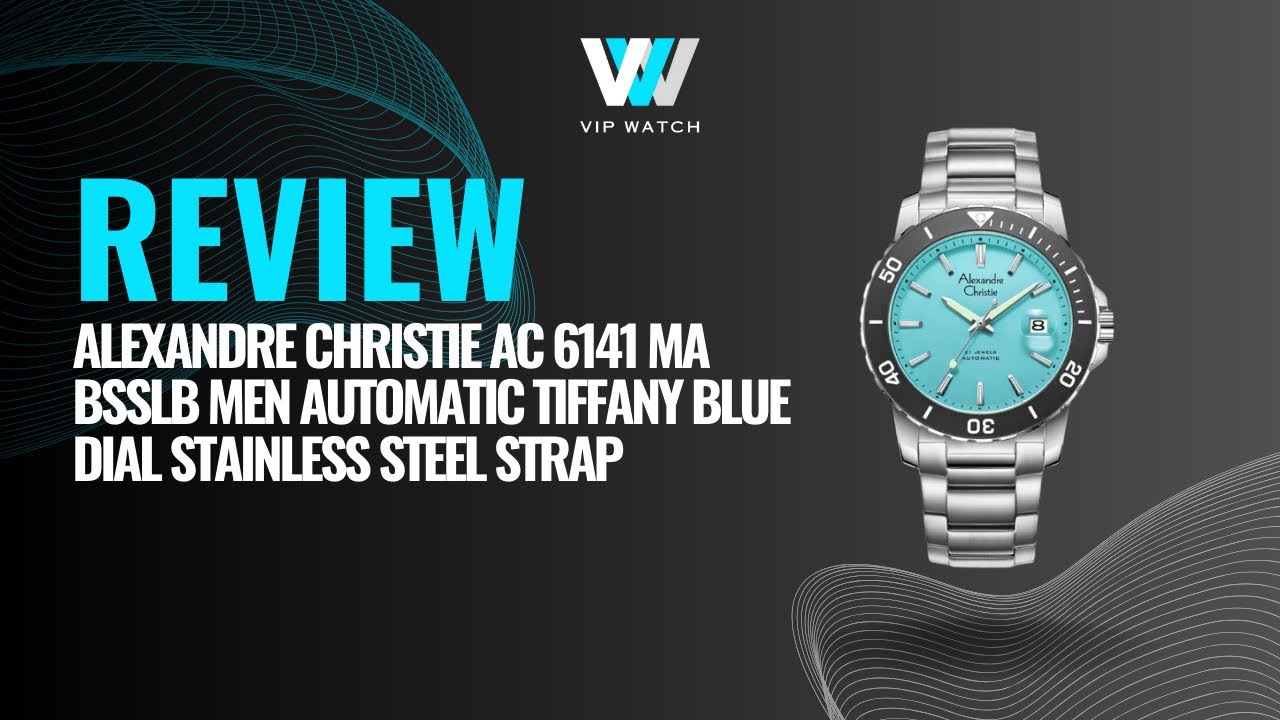 REVIEW JAM TANGAN Alexandre Christie AC 6141 MA BSSLB Men Automatic ...