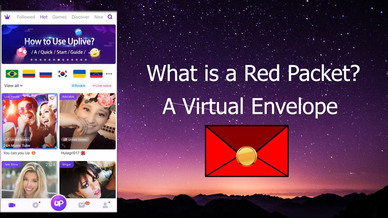 What is a Red Packet on Uplive - YouTube