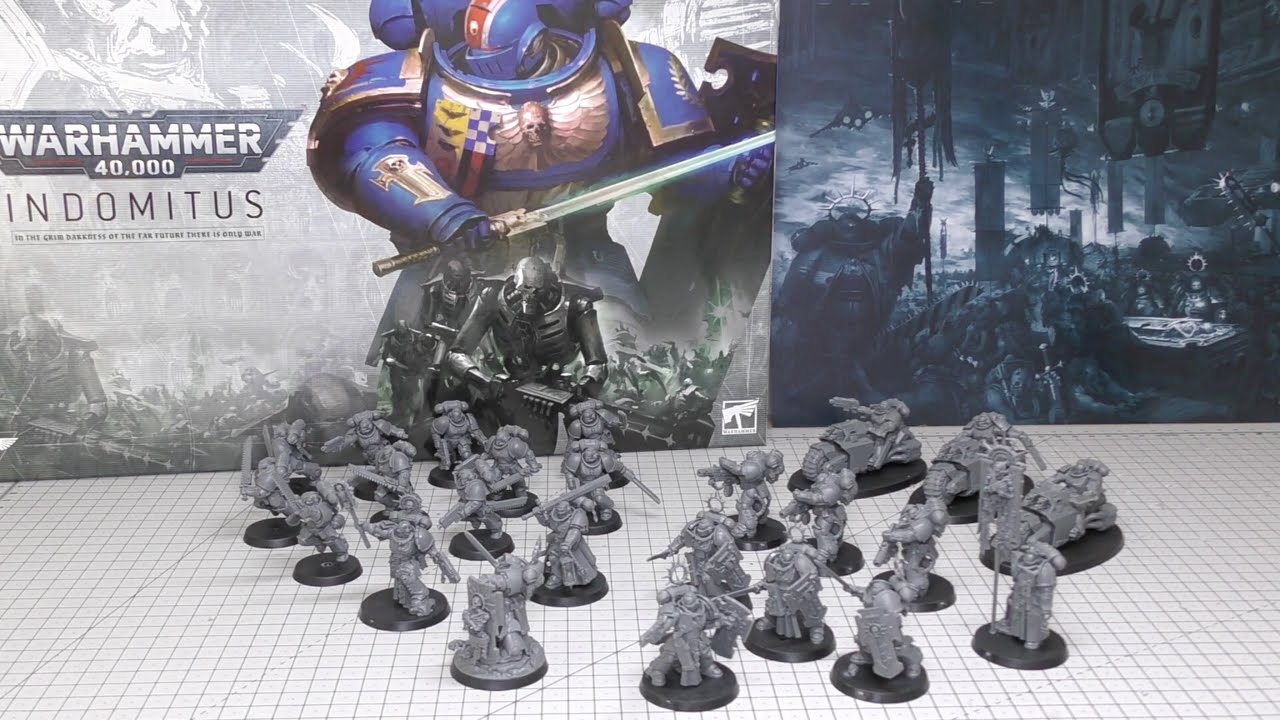 INDOMITUS - Full Primaris Force - Review (WH40K) - YouTube