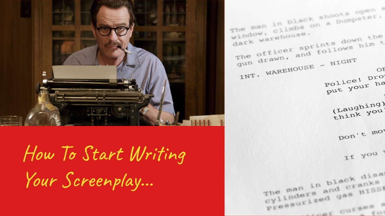 How To Start Writing Your Screenplay - YouTube