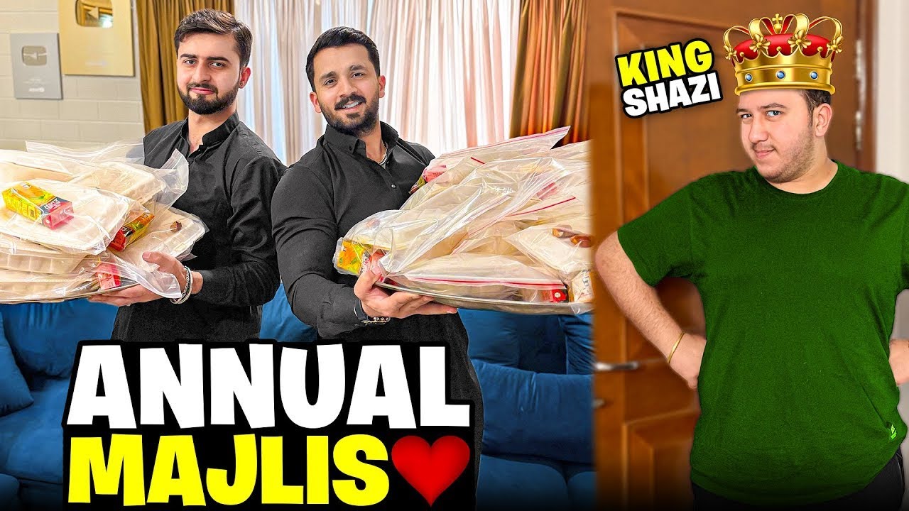 Annual Majlis at New Home🙏🏻Aj shazi ny Kamal kr dia😳 - YouTube