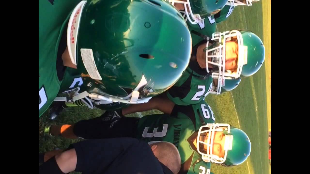 Akron Fairgrove huddles prior to Game of the Week - YouTube