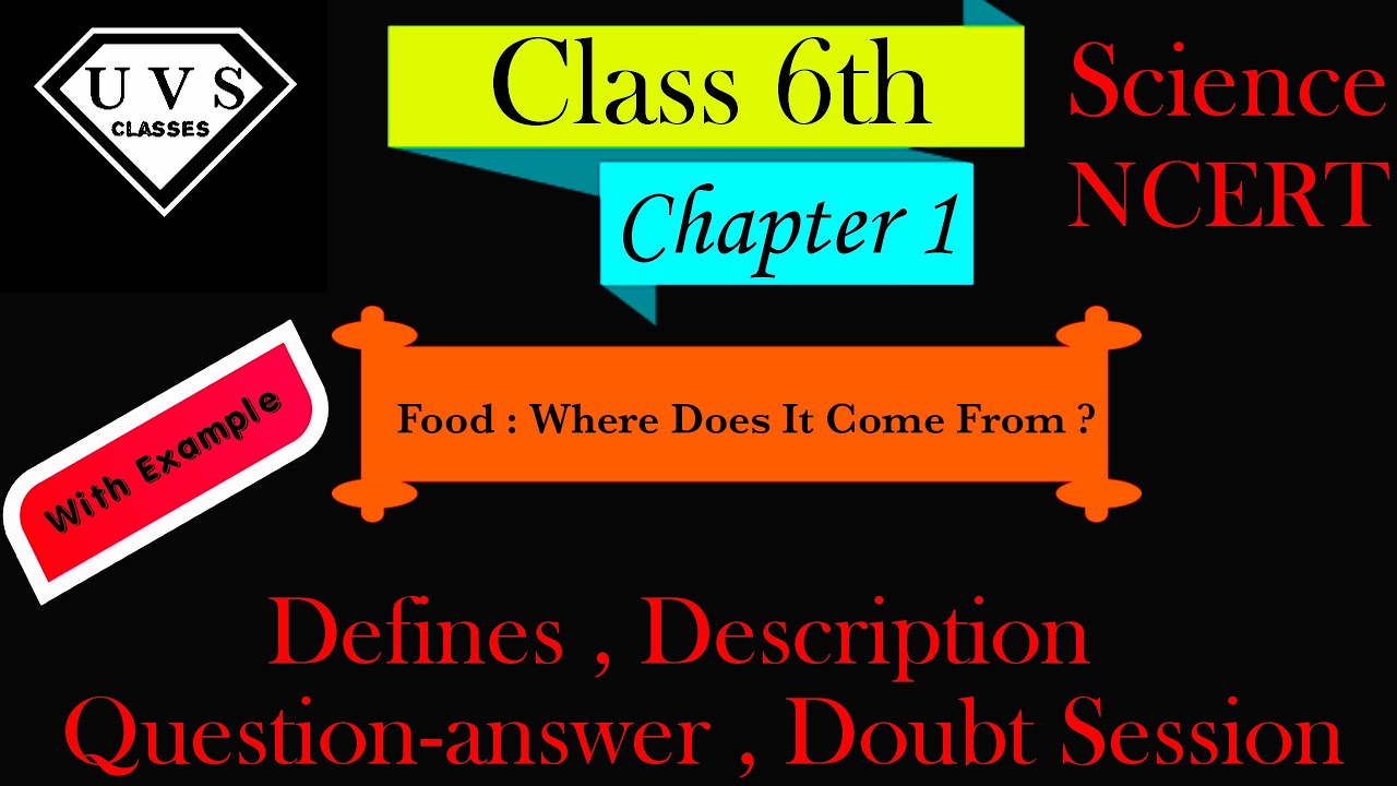 Chapter 1 Class 6th Science (Ncert)[Part 1] - YouTube