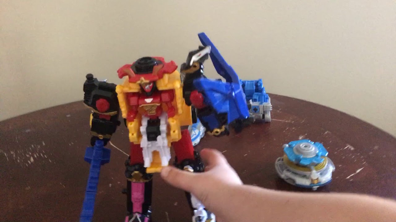 Three out of the six power rangers ninja steel toy Megas awards part 2 ...