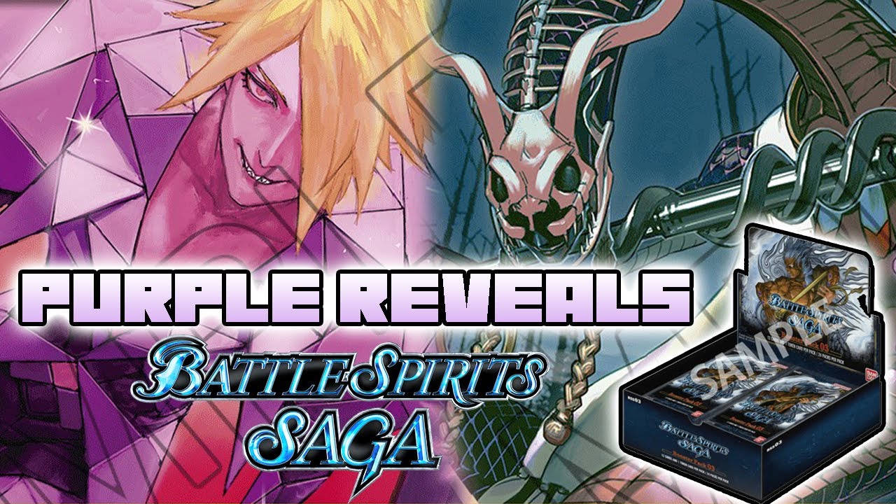 PURPLE REVEALS (BSS03) AQUATIC INVADERS BATTLE SPIRITS SAGA - YouTube