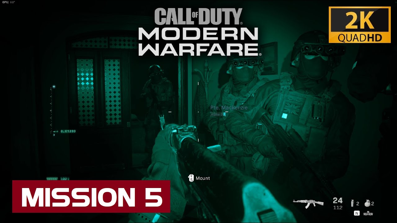 Call of Duty Modern Warfare: Mission 5 "Clean House" - YouTube