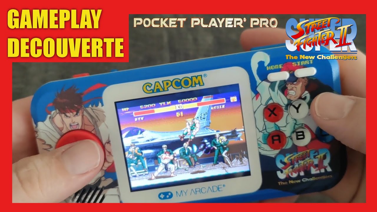 POCKET PLAYER PRO SUPER STREET FIGHTER 2 - UNBOXING & GAMEPLAY ...