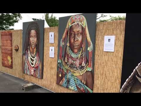 African Nomads Exhibition on Wallhanging / Mario Gerth Photography/ Würzburg 2017