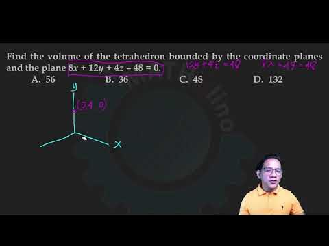 Volume of Tetrahedron by a Plane and Coordinate Planes - Solved CE ...