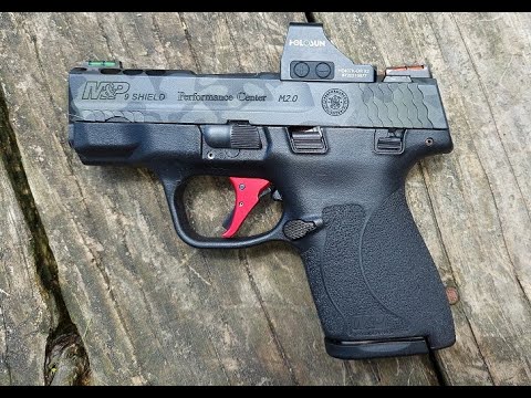 Custom M&P 9 Shield m2.0 Performance Center, 1st rounds - YouTube