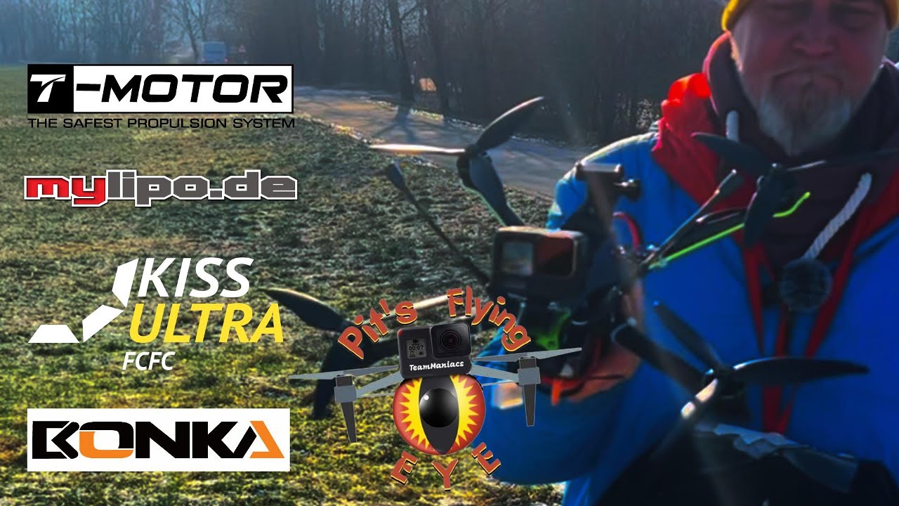 Maiden 9" on Kiss Ultra V2 with T-Motor Velox 2808-1950kv !! #tmotor # ...