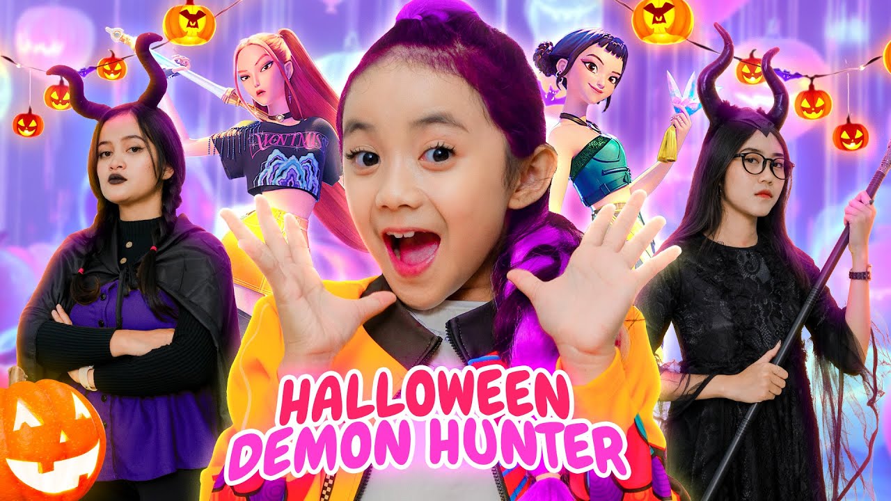 SAMANTHA COSPLAY RUMI KPOP DEMON HUNTER ️ DEMI SELAMATKAN HUNTRIX DARI ...