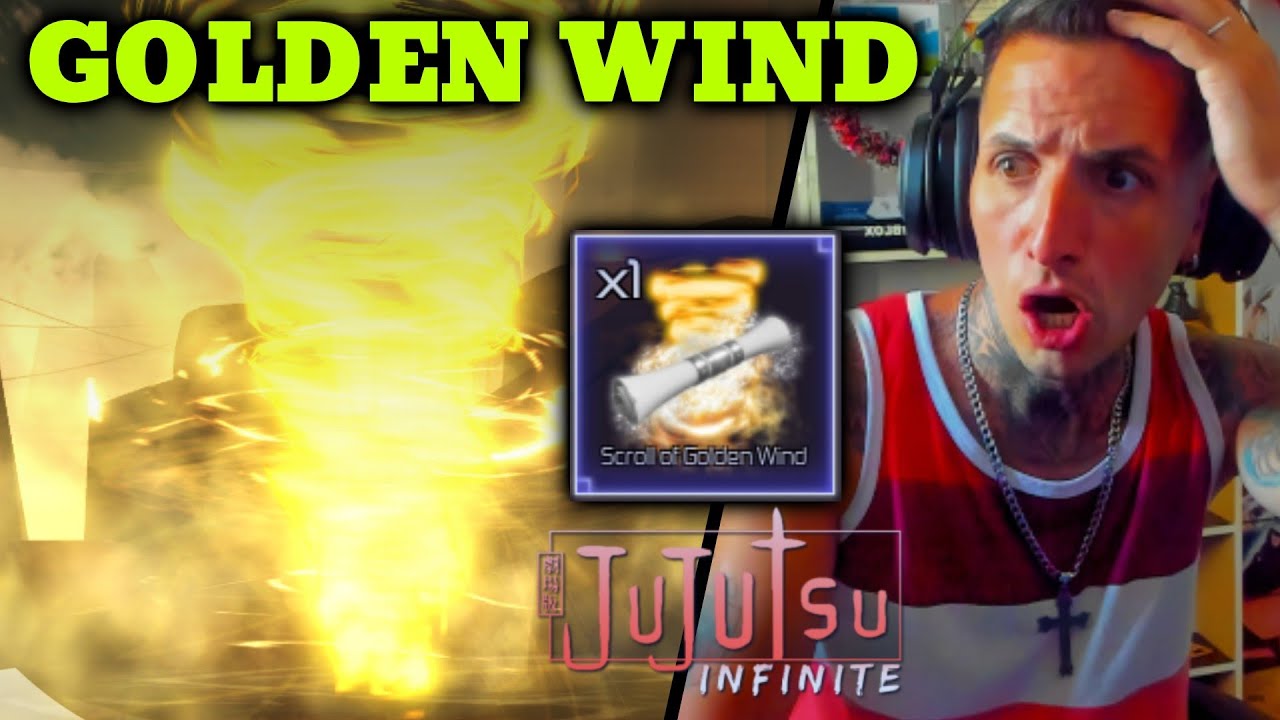SHOWCASE GOLDEN WIND SKILL EN JUJUTSU INFINITE ROBLOX - YouTube