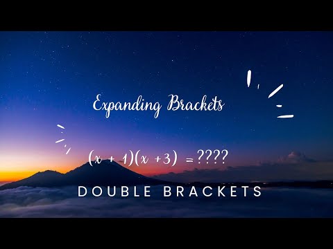 Expanding (multiplying out) Double Brackets - YouTube