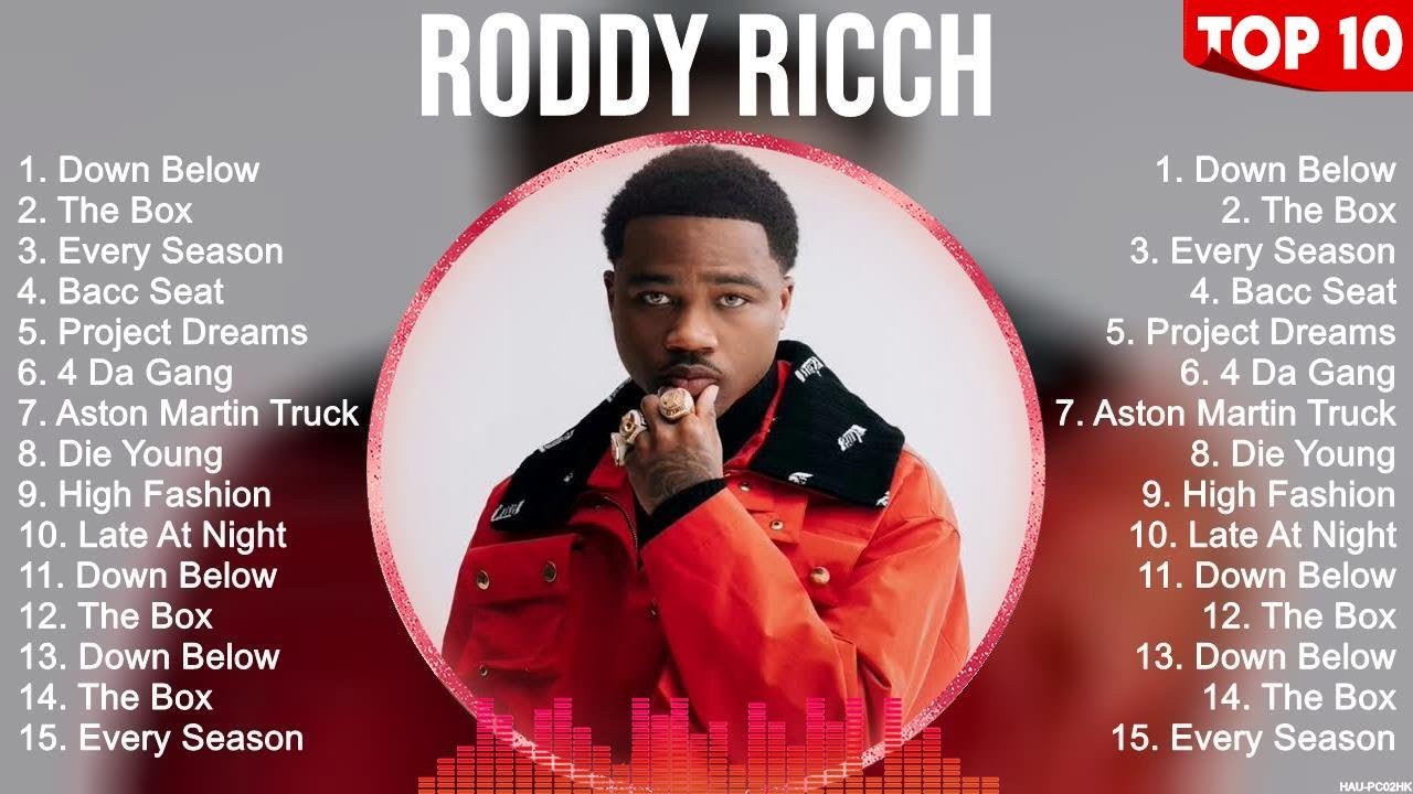 Roddy Ricch Top Of The Music Hits 2023 Most Popular Hits Playlist - YouTube