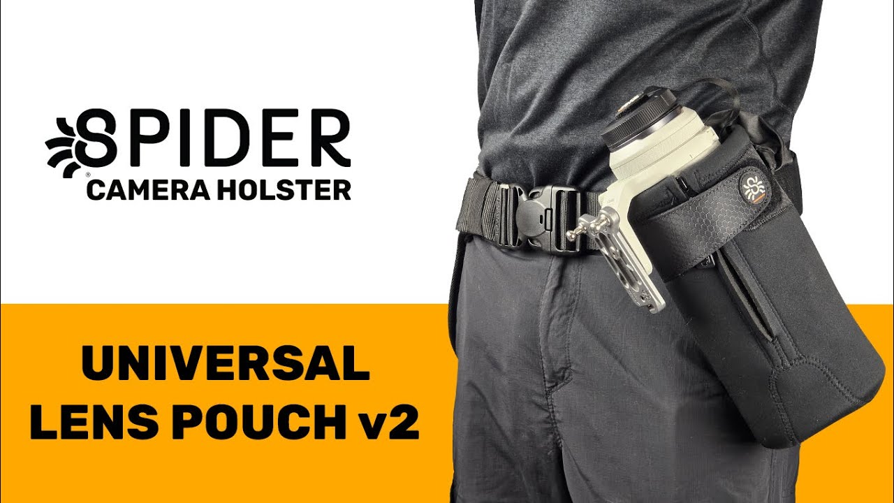 Spider Holster - Universal Lens Pouch v2 - Product Overview - YouTube