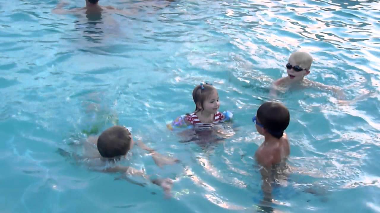 bridget dunking herself in the pool 2013 - YouTube